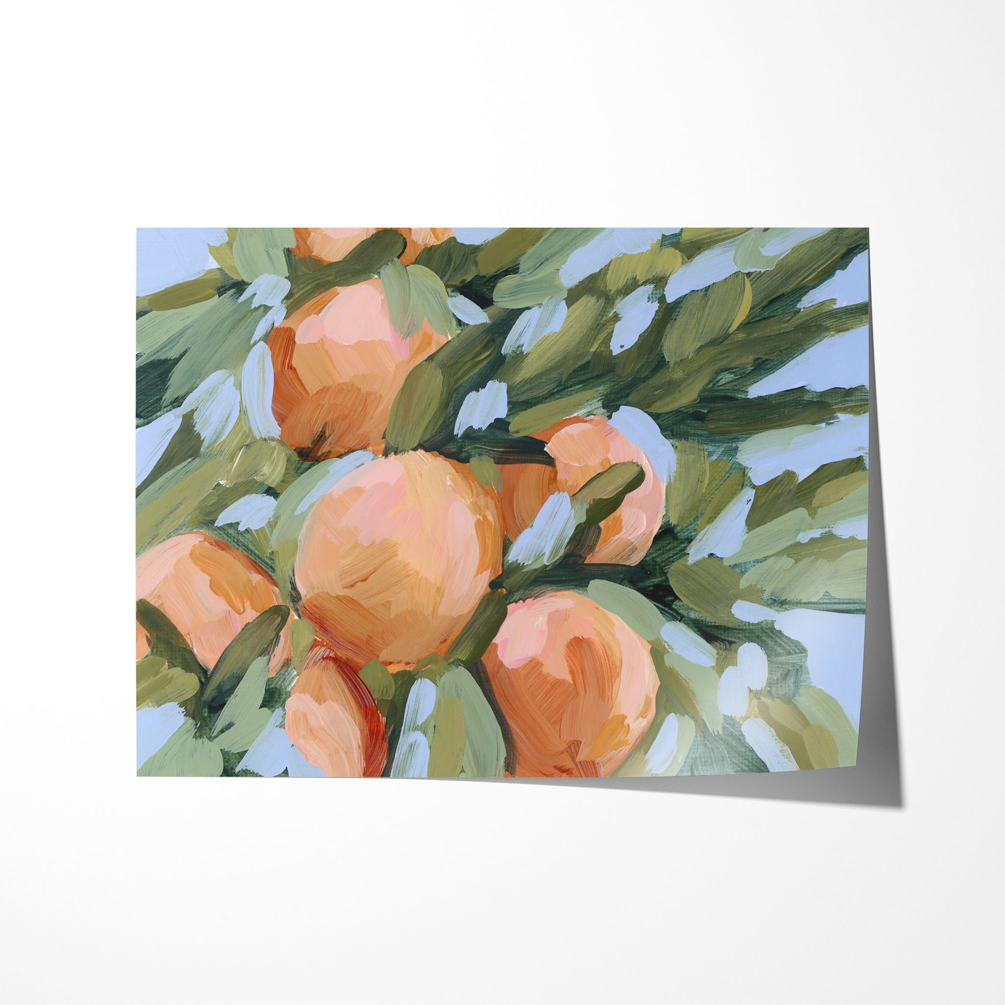 "Peach Tree" Art Print | Katie Garrison Art