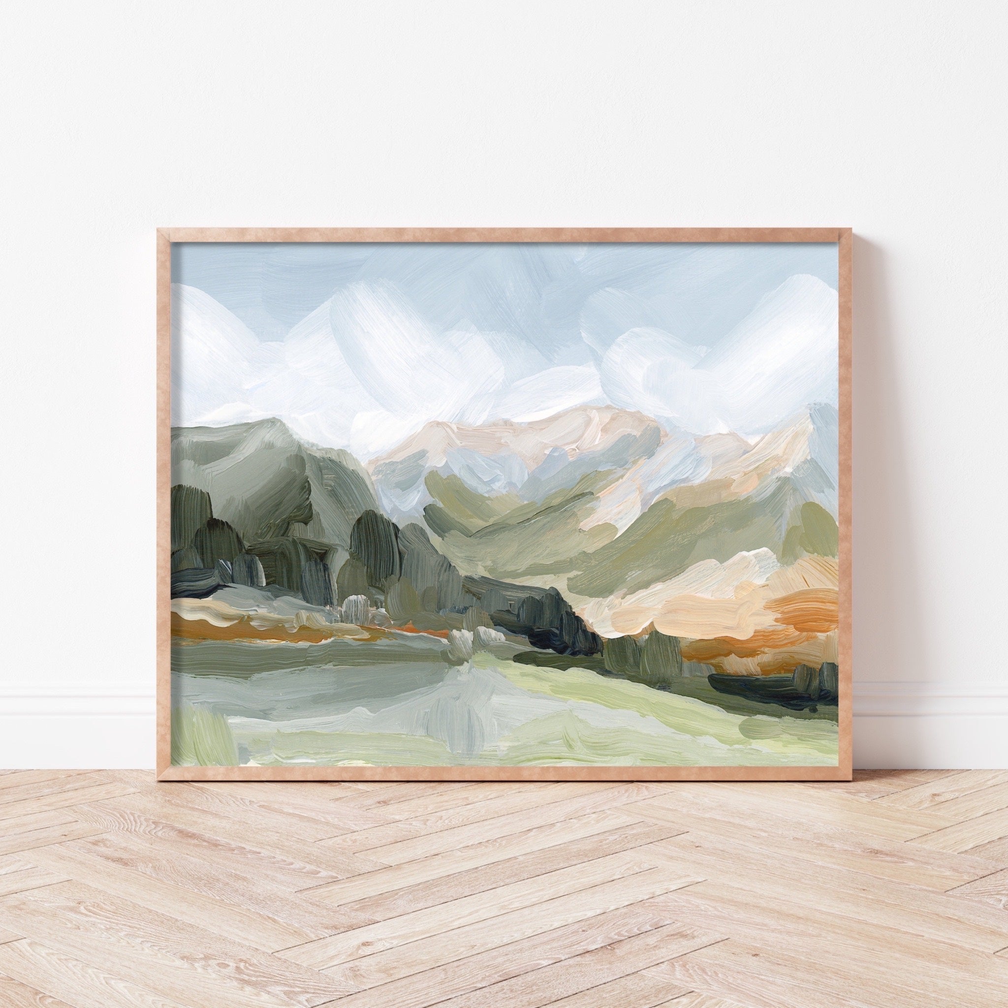 Utah Mountain Wall Art - "Autumn Dance" Art Print – Katie Garrison Art