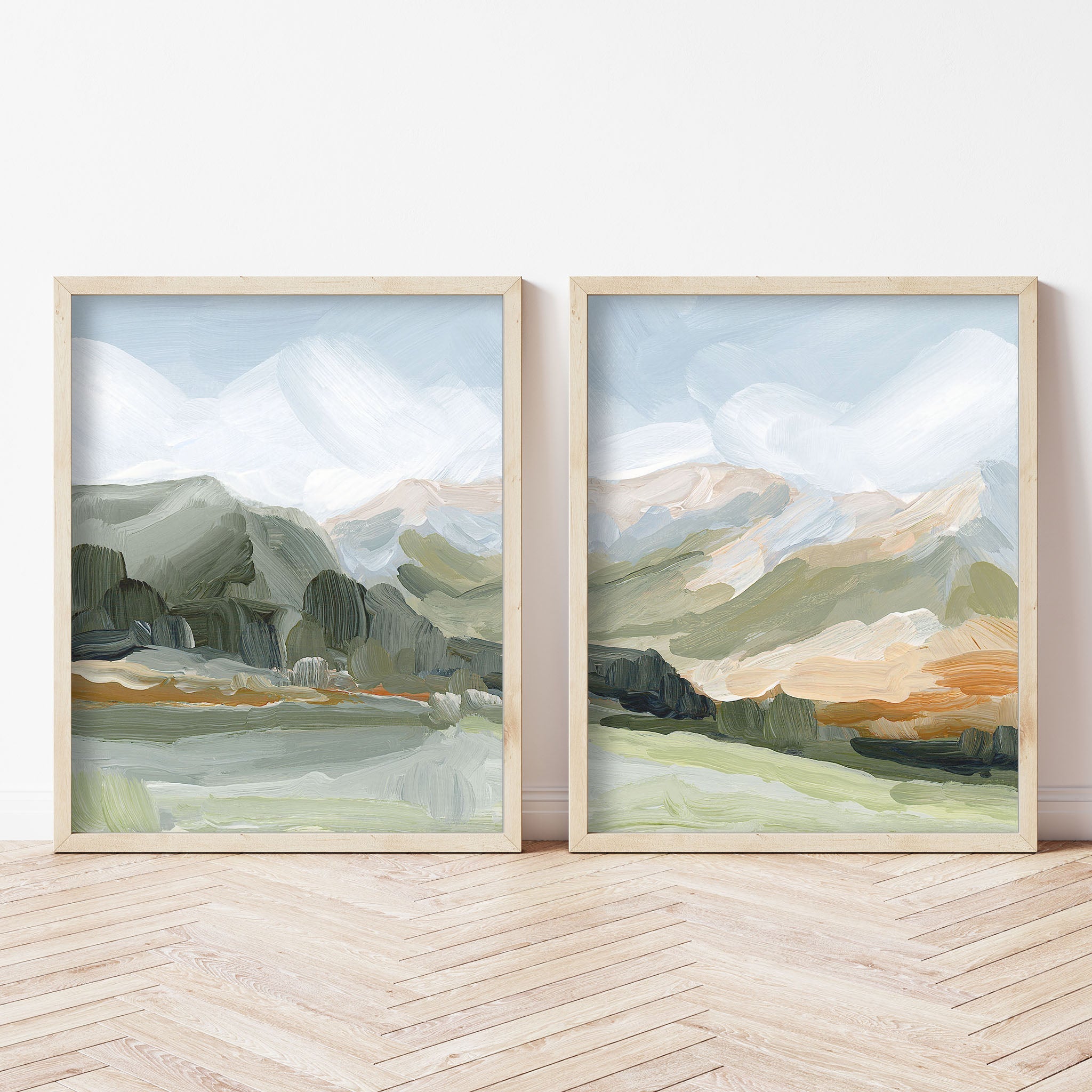 "Autumn Dance" Diptych Art Print || Set of 2 – Katie Garrison Art