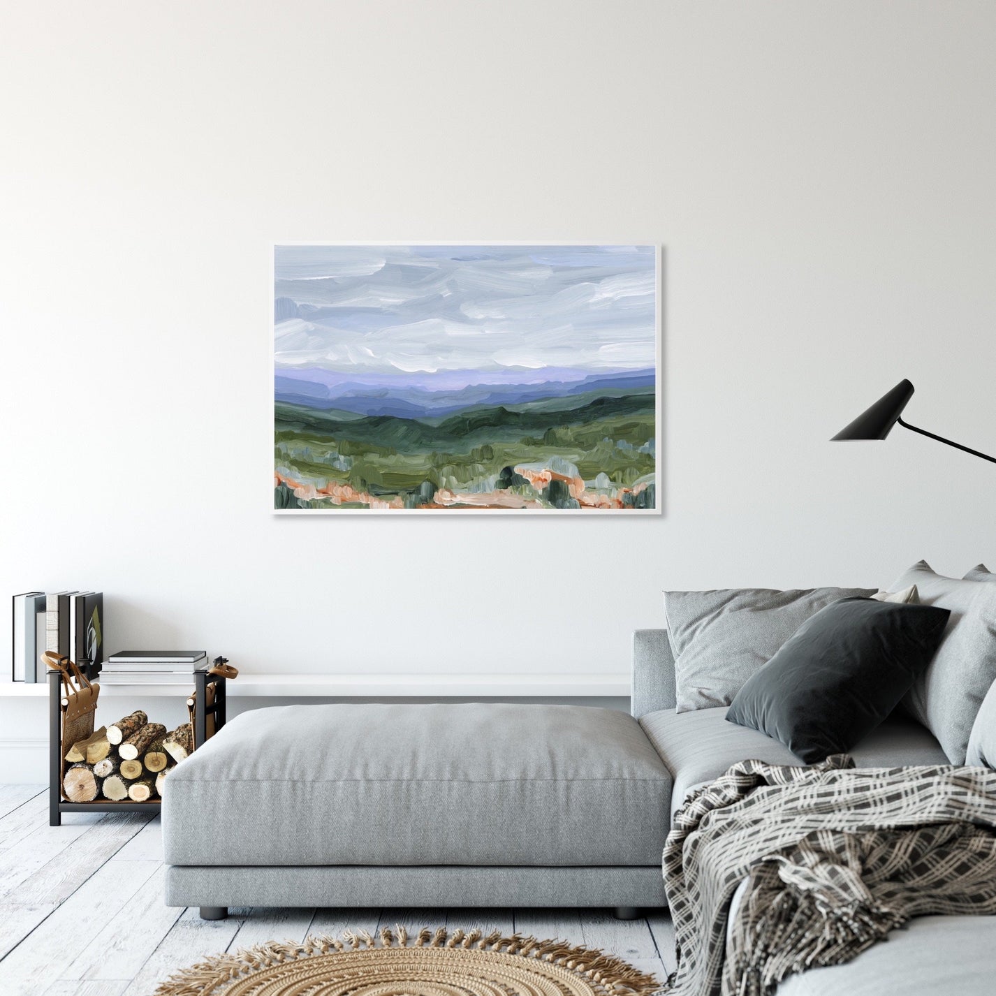 Blue Ridge Mountains Wall Art - "Blue Ridge" Art Print – Katie Garrison Art