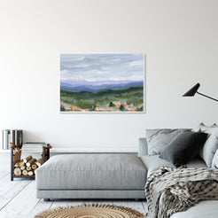 Blue Ridge Mountains Wall Art - "Blue Ridge" Art Print – Katie Garrison Art