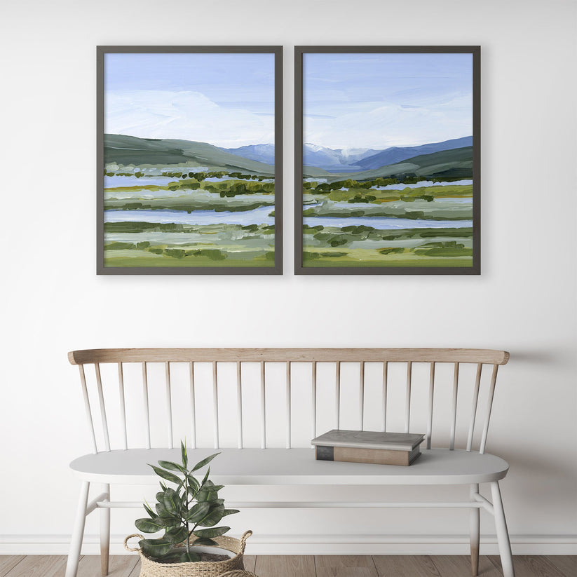 "Colorado Summer" Diptych Art Print || Set of 2 – Katie Garrison Art