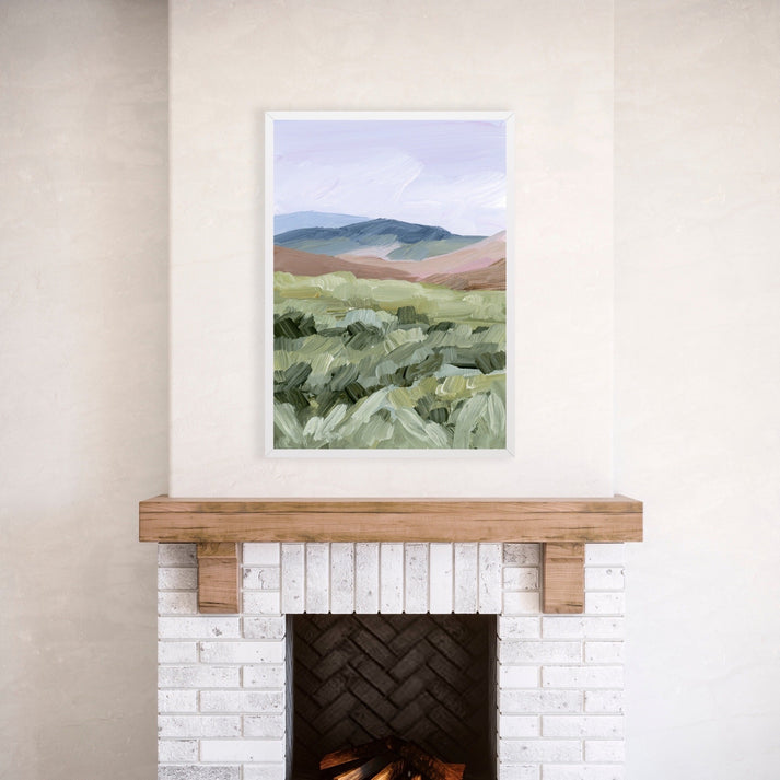 Yellowstone National Park Art - "Driving to the Spring" Art Print ...
