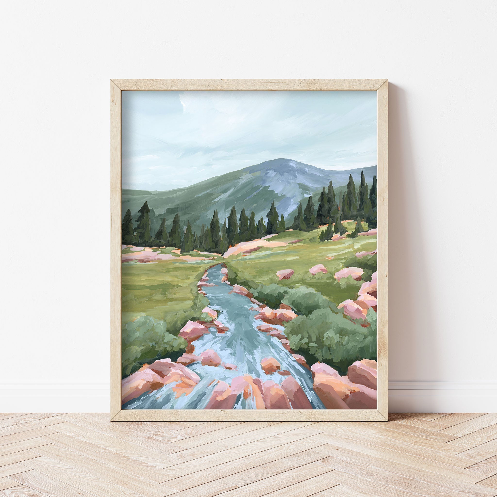 Colorado Landscape Wall Art - "Follow the Stream" Art Print – Katie ...