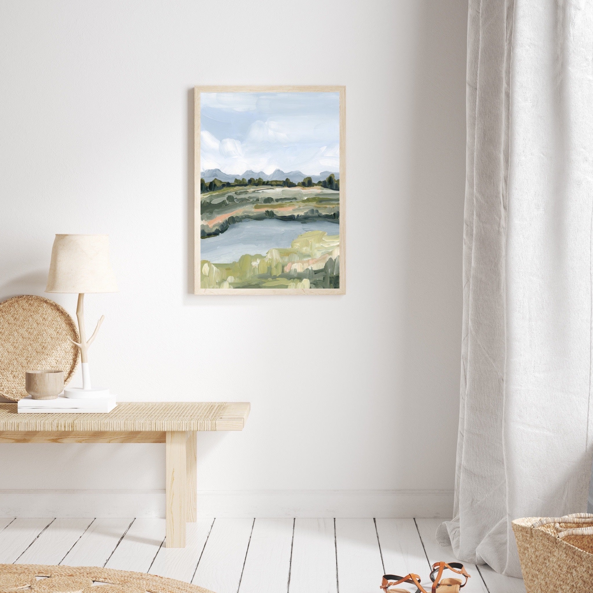 National Park Landscape Art - "Grand Tetons" Art Print – Katie Garrison Art