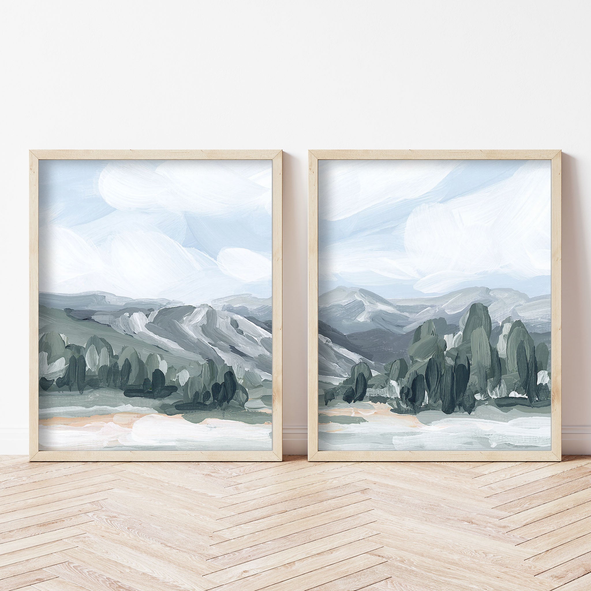 "Keystone I" Diptych Art Print || Set of 2 – Katie Garrison Art