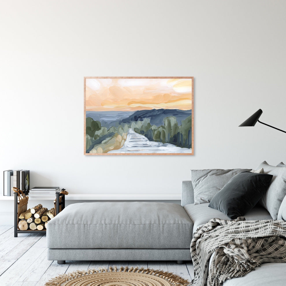 Manitou Springs Abstract Art - "Manitou Incline" Art Print – Katie ...