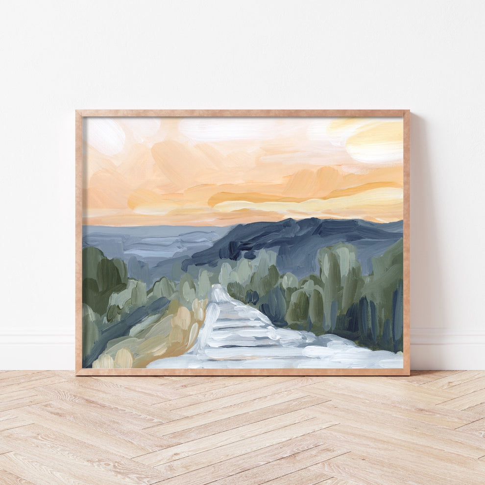 Manitou Springs Abstract Art - "Manitou Incline" Art Print – Katie ...