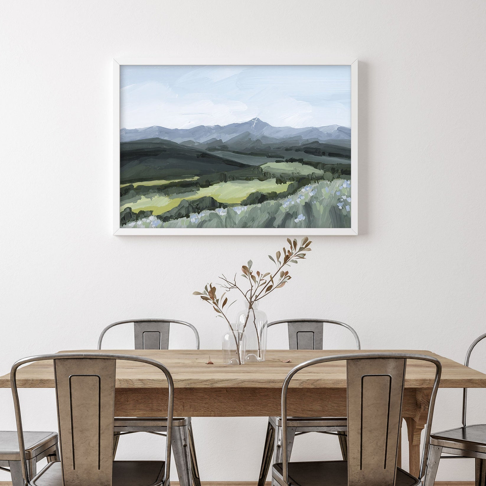 Colorado Landscape Painting - "Mount of the Holy Cross" Art Print ...