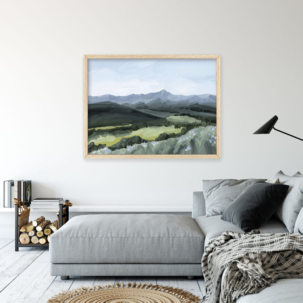 Colorado Landscape Painting - "Mount of the Holy Cross" Art Print ...