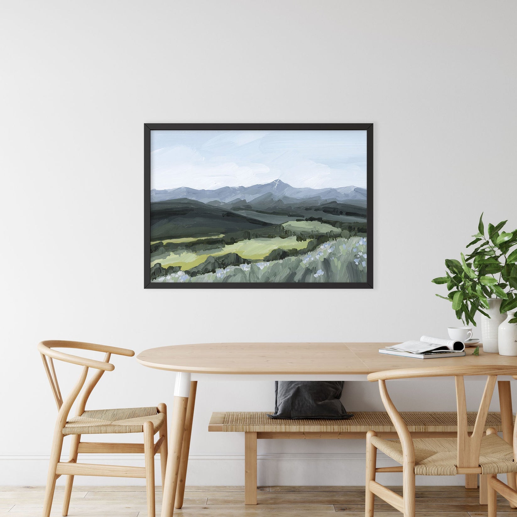 Colorado Landscape Painting - "Mount of the Holy Cross" Art Print ...