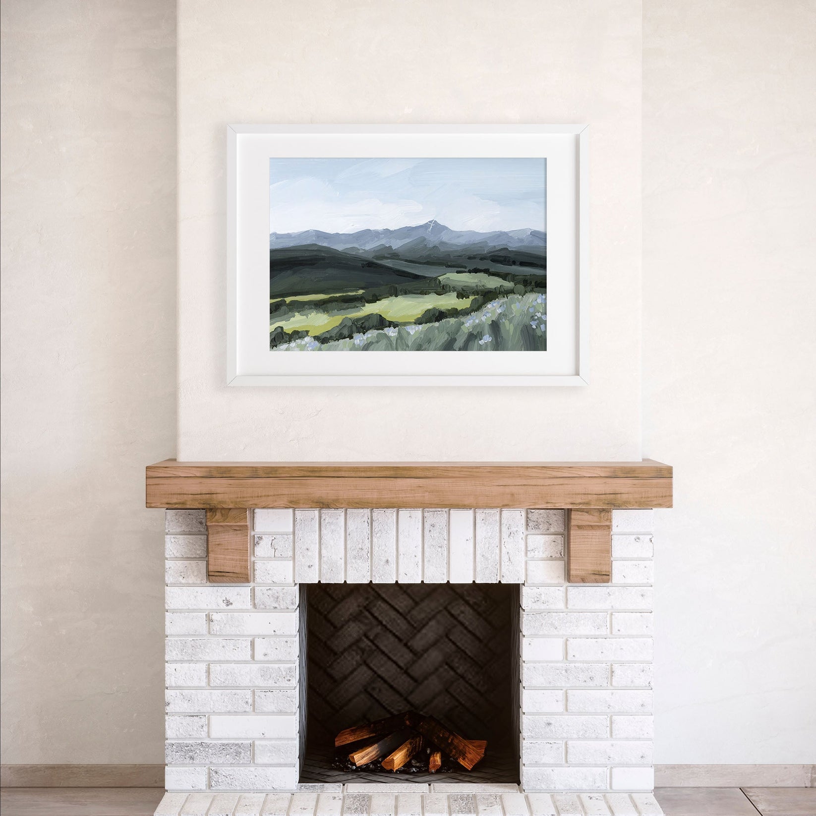 Colorado Landscape Painting - "Mount of the Holy Cross" Art Print ...
