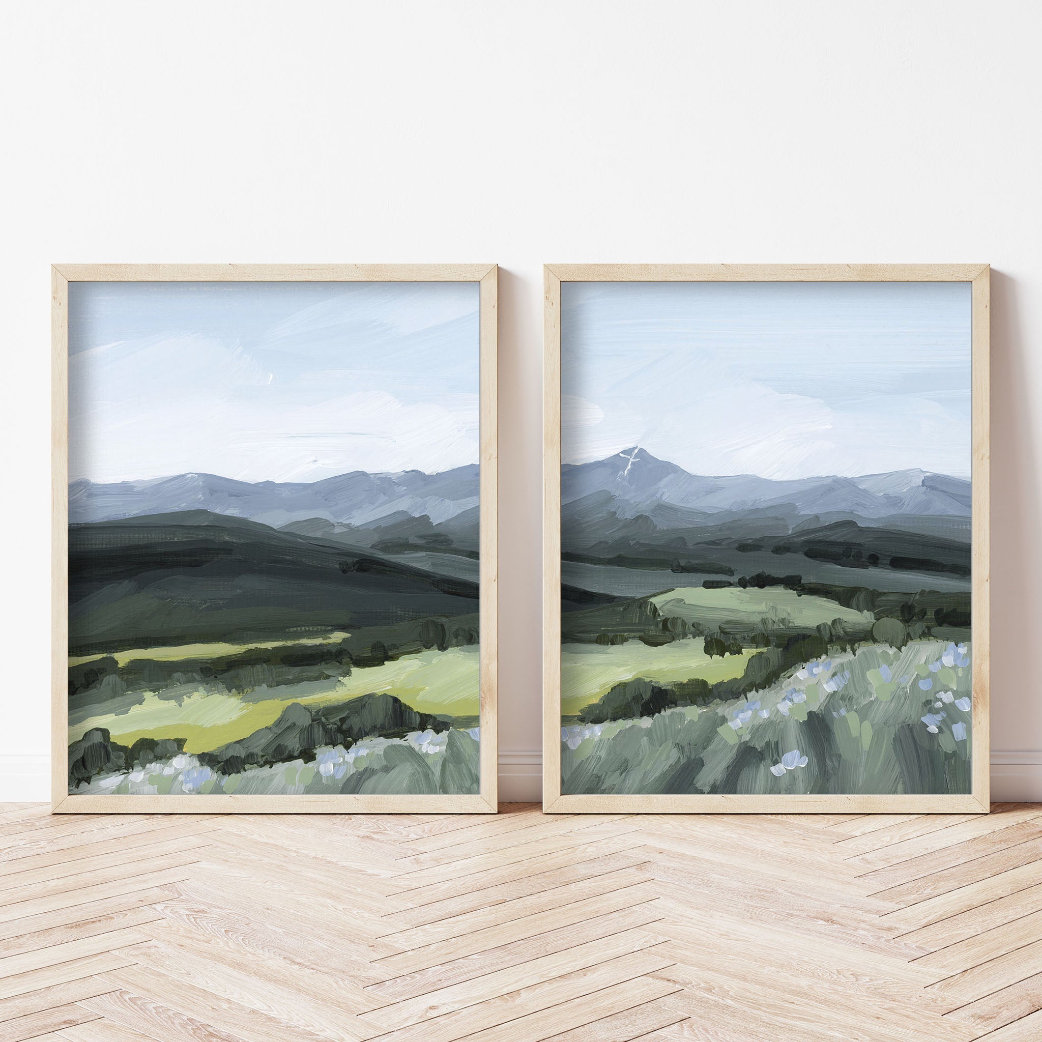 "Mount of the Holy Cross" Diptych Art Print || Set of 2 – Katie ...