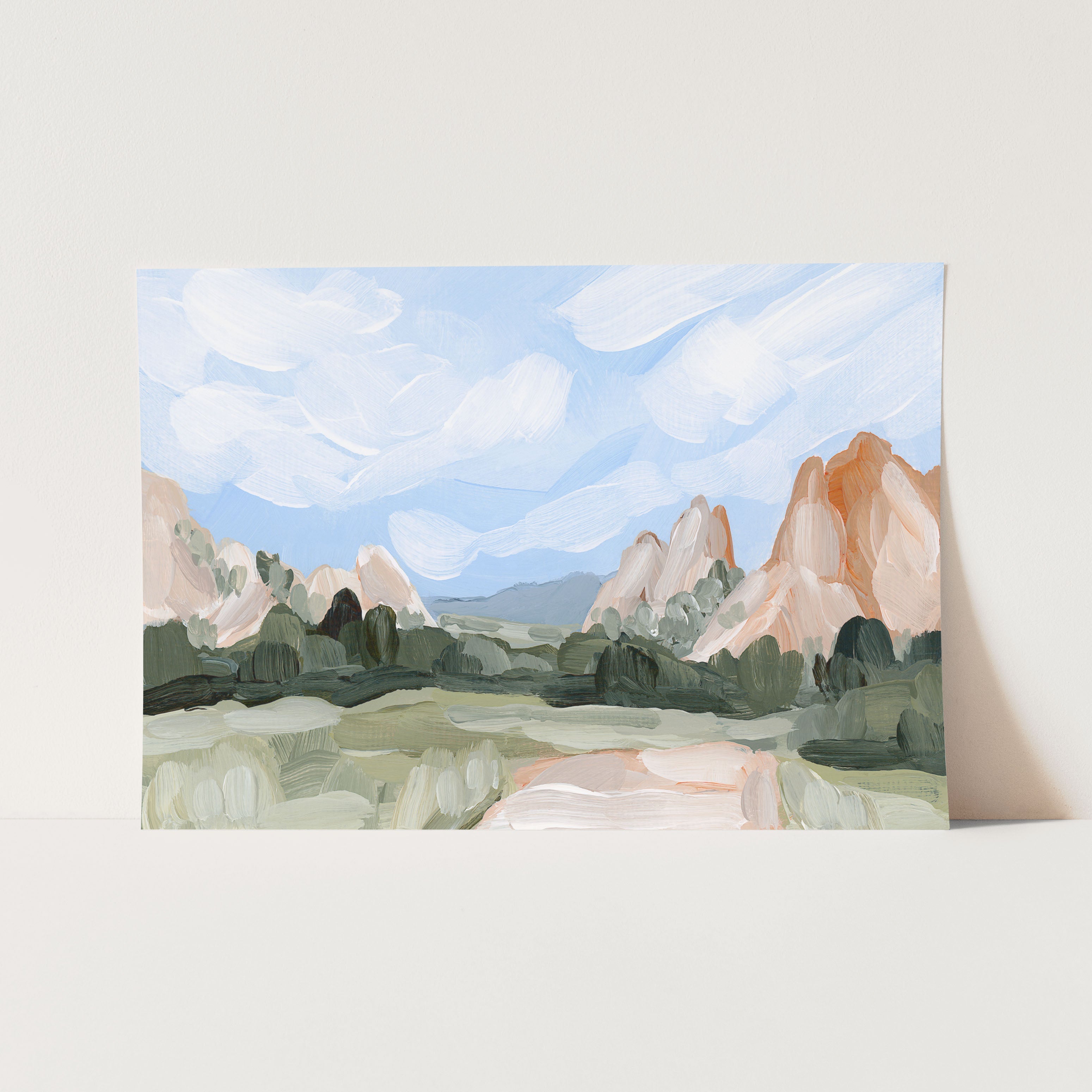 Garden of the Gods Wall Art - "Red Rocks" Art Print – Katie Garrison Art