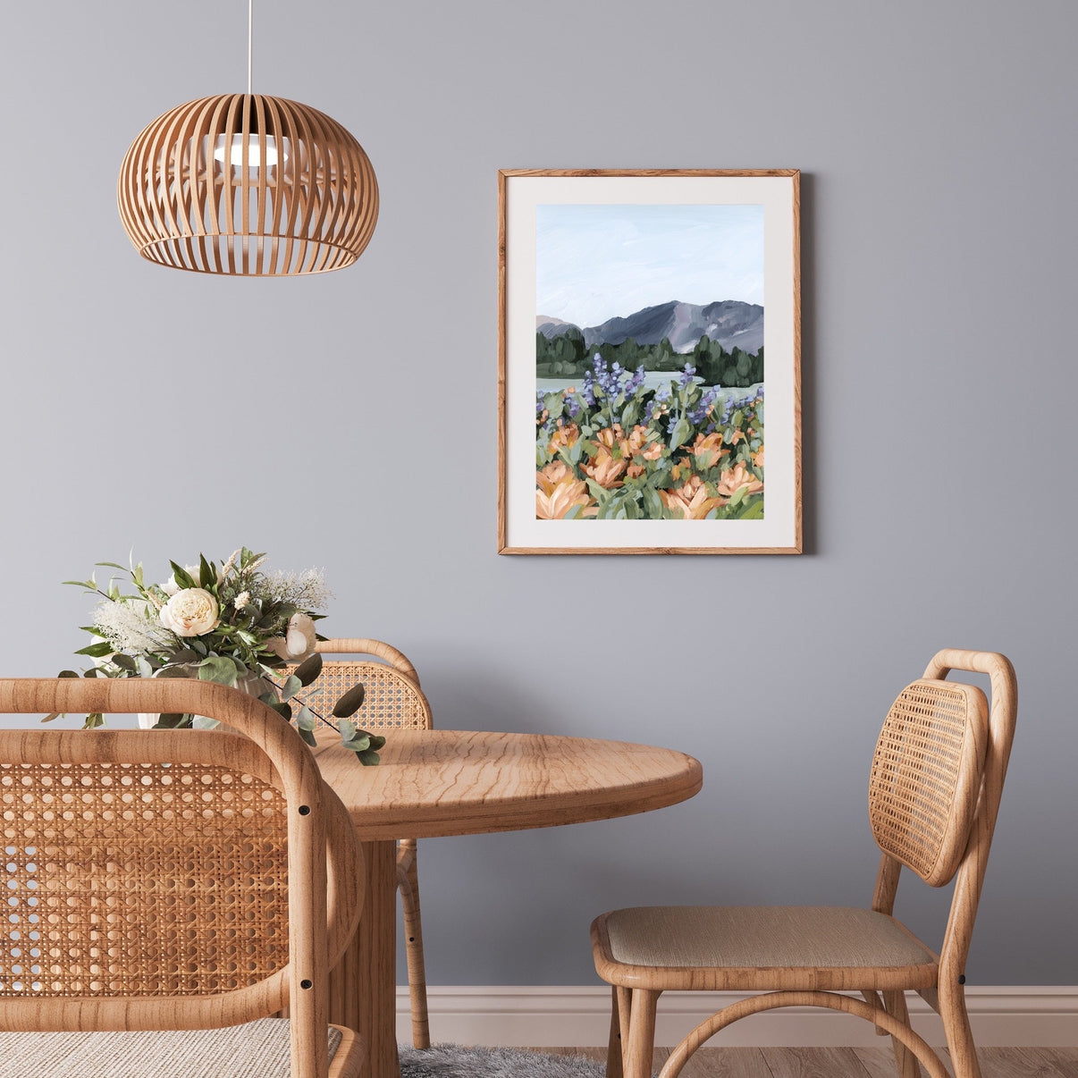 Utah Wall Art - "Rocky Mountain Summer" Art Print – Katie Garrison Art