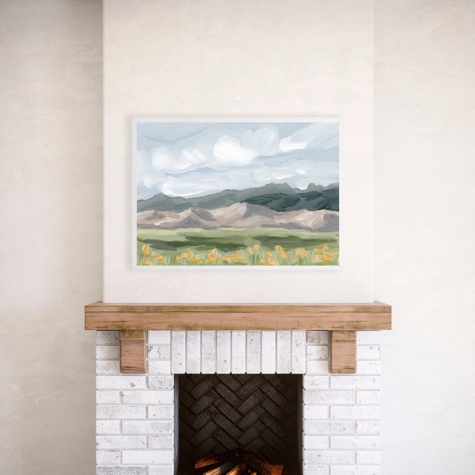 Great Sand Dunes National Park Art - "Sand Dunes in Summer" Art Print ...