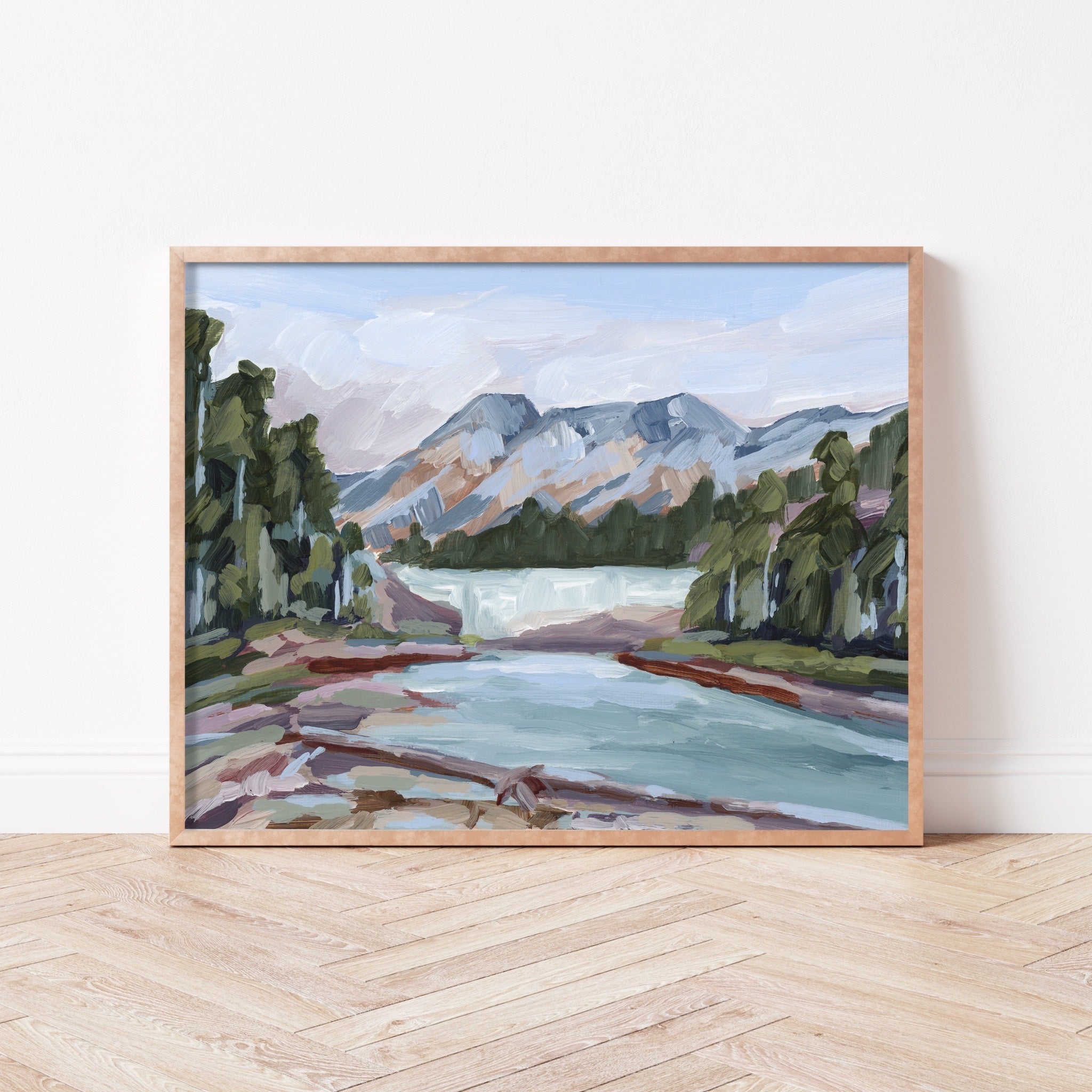Canada Yoho National Park Art - "Skipping Rocks" Art Print – Katie ...